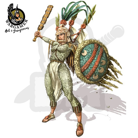 Battle-Models > Atotoztli, the Aztec Warrior (28 mm)